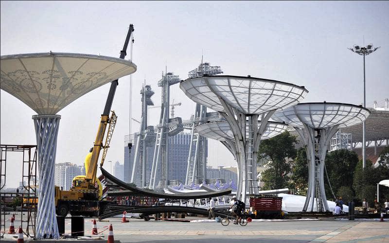 PTFE Architectural Membranes Compatible with Steel Structures
